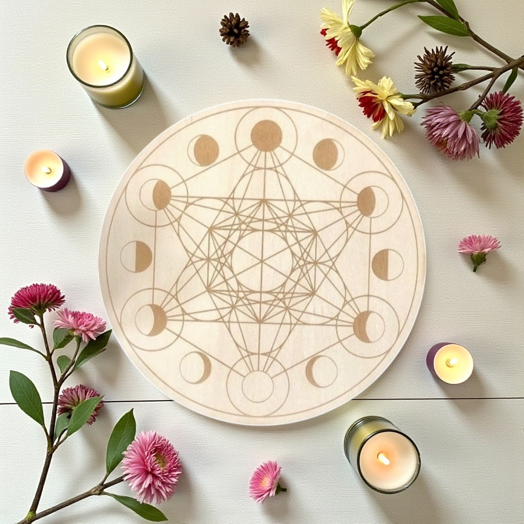Crystal Grid | Moon Phase ~ Natural – Vyne Crystals