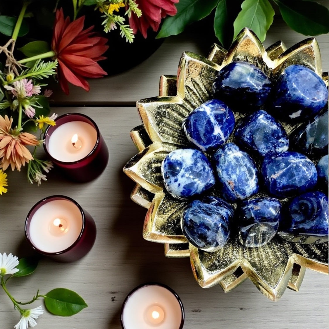 Sodalite Tumbles – Vyne Crystals
